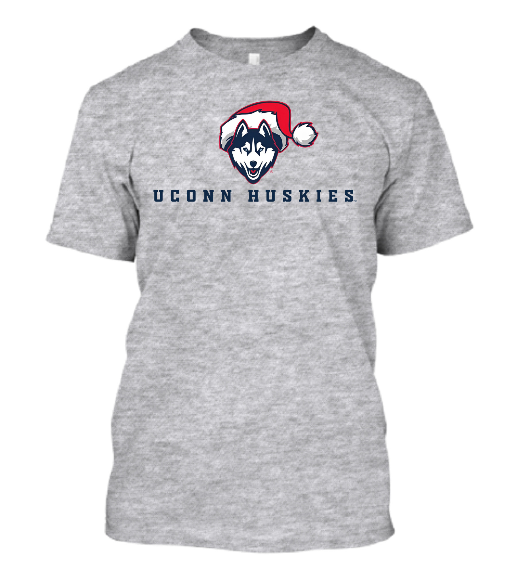UCONN Huskies Santa Hat T-Shirt