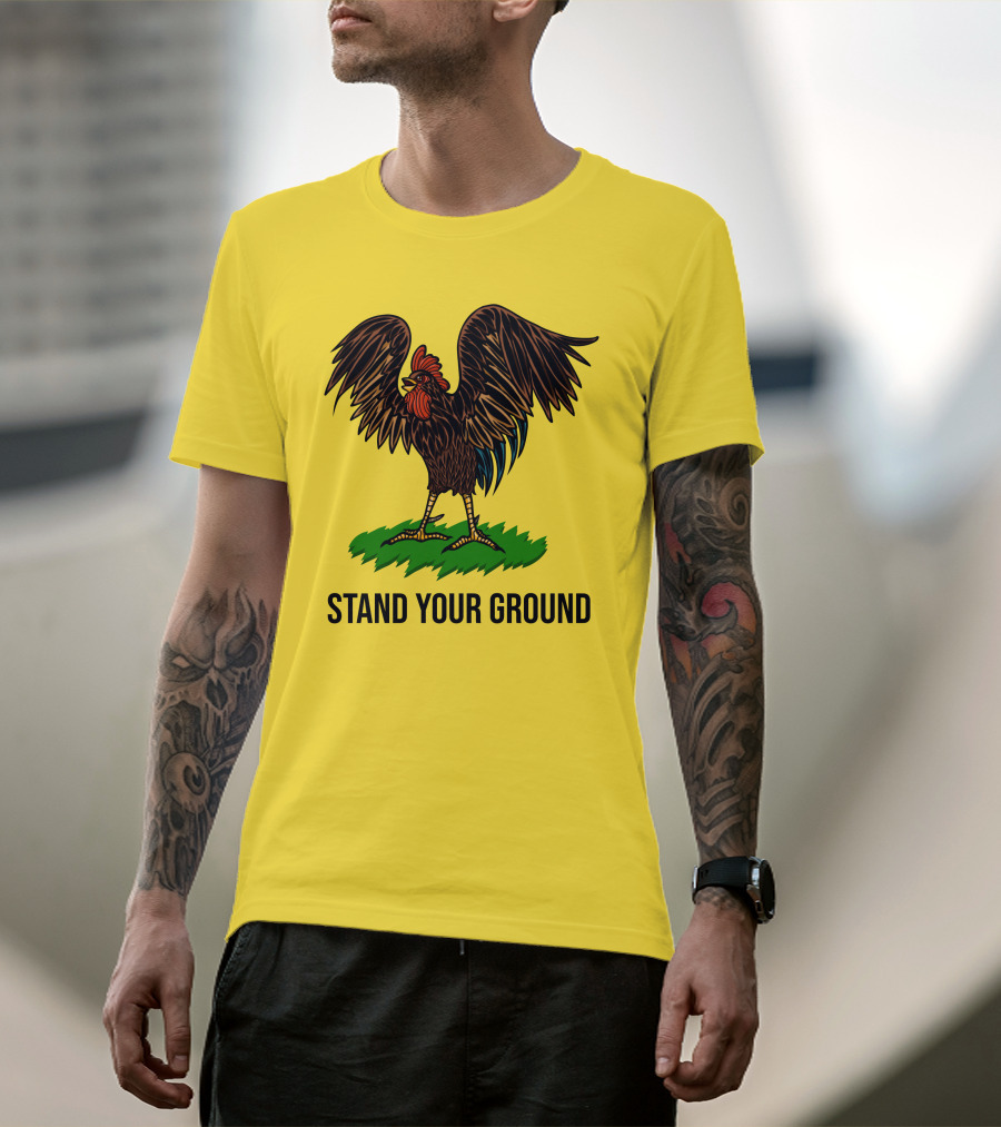 Tim Pool Stand Your Ground Rooster T-Shirt