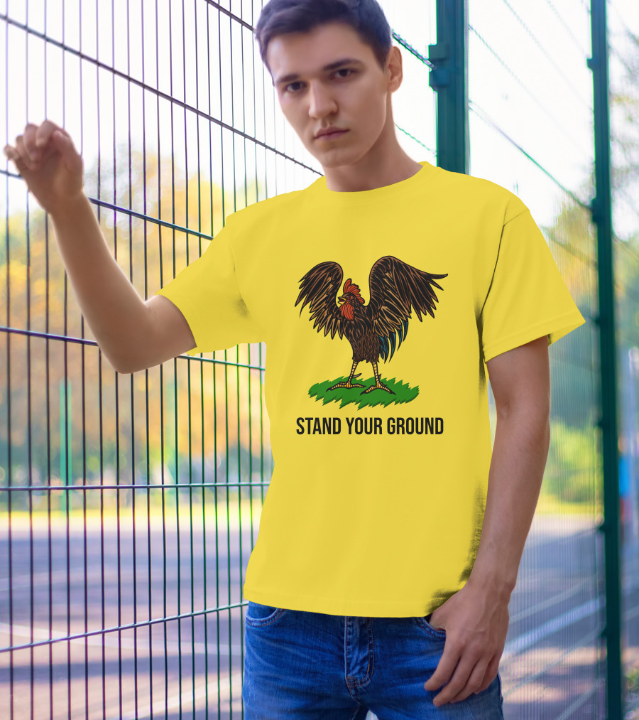Tim Pool Stand Your Ground Rooster T-Shirt