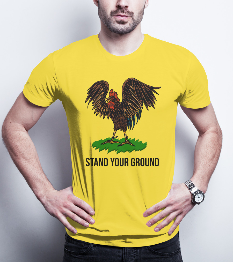 Tim Pool Stand Your Ground Rooster T-Shirt