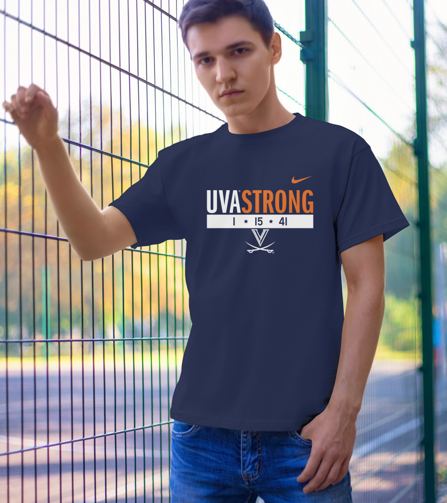 UVA Strong 1 15 41 Basketball Virginia Cavaliers T-Shirt