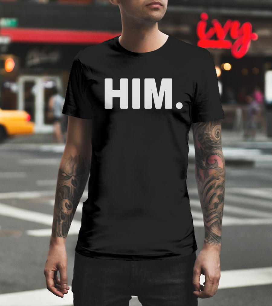 Carmelo Hayes HIM Bold White T-Shirt