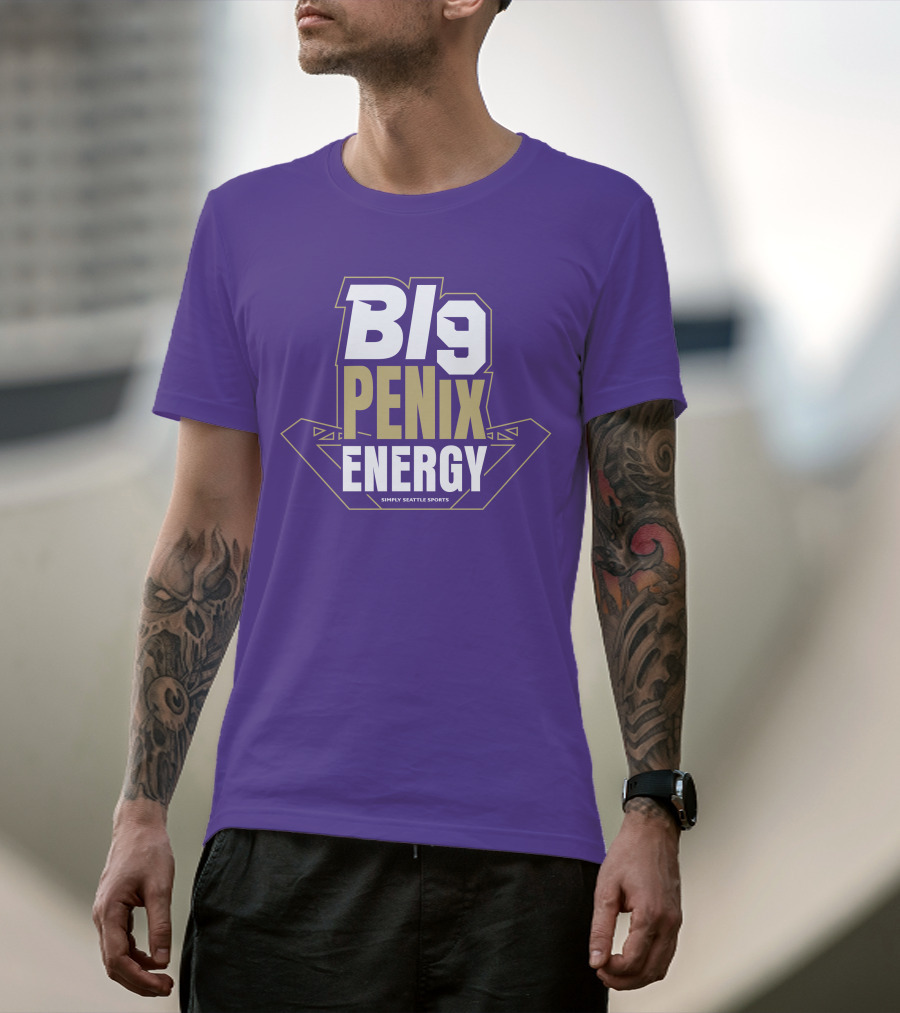 Big Penix Energy Simply Seattle Sports T-Shirt