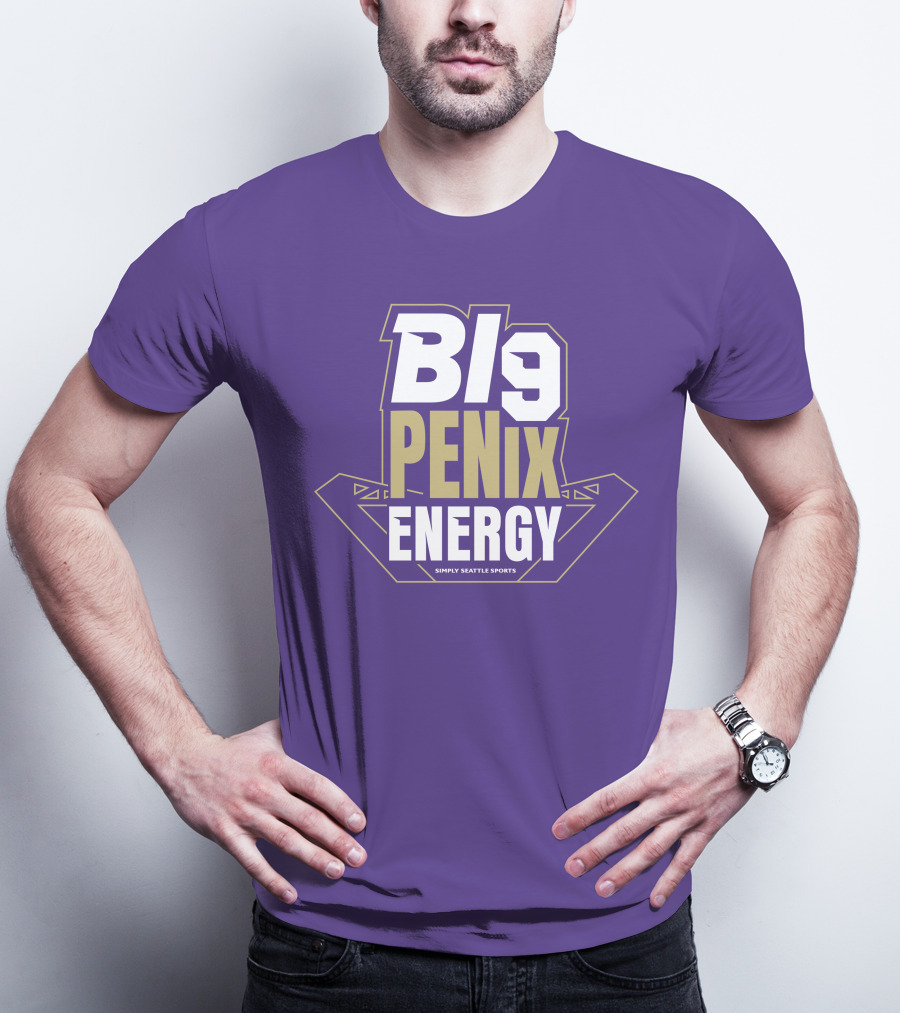 Big Penix Energy Simply Seattle Sports T-Shirt