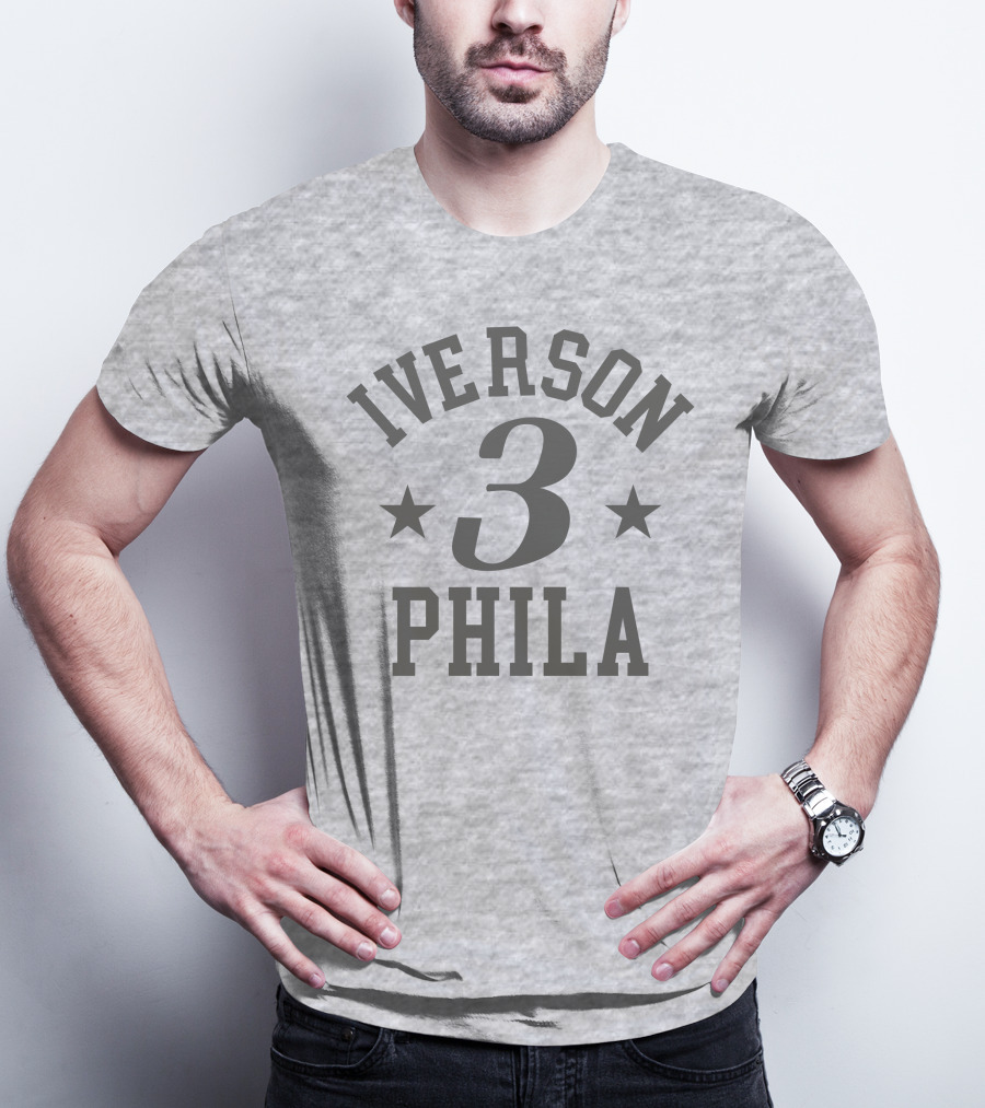 Iverson 3 Phila Stars Basketball Philadelphia T-Shirt
