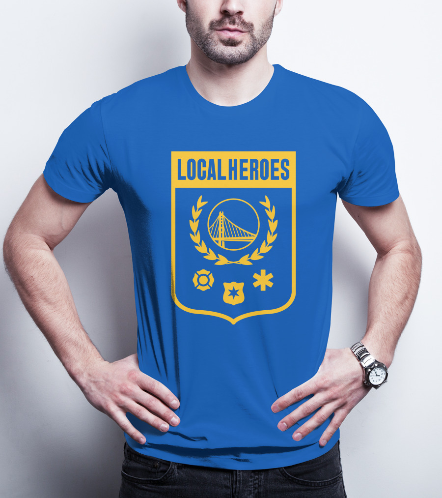 Local Heroes Badge With Bridge And Emblems T-Shirt