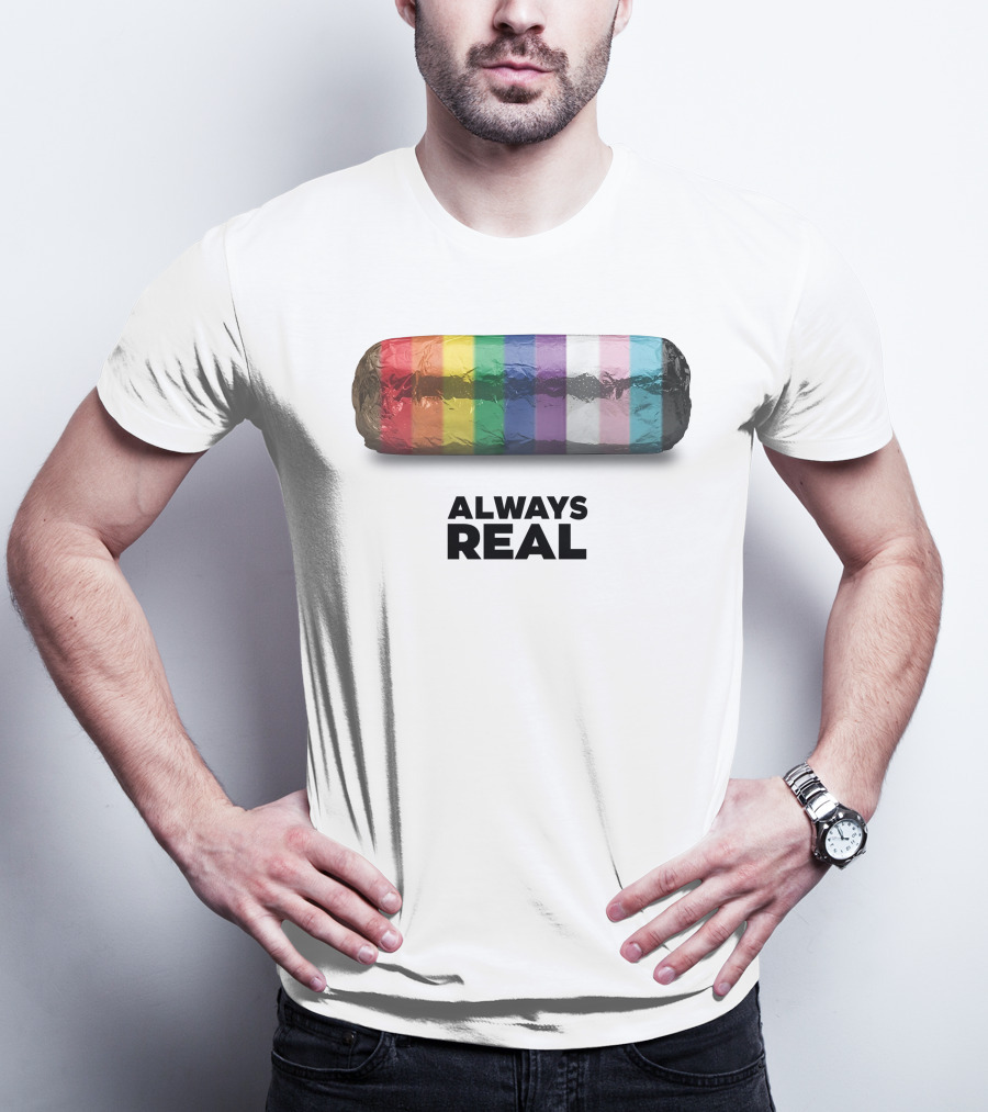 Always Real Burrito Colors T-Shirt