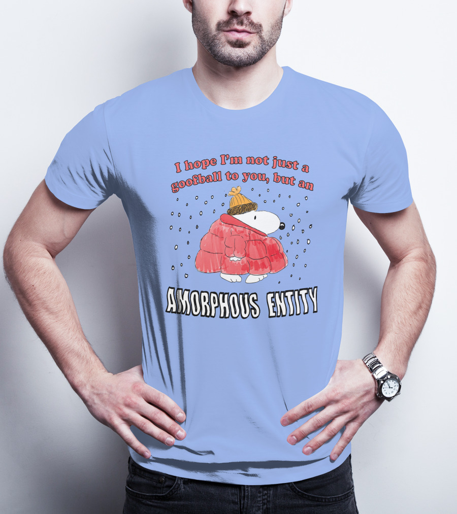 I Hope I'm Not Just A Goofball To You But An Amorphous Entity In Winter Wear T-Shirt