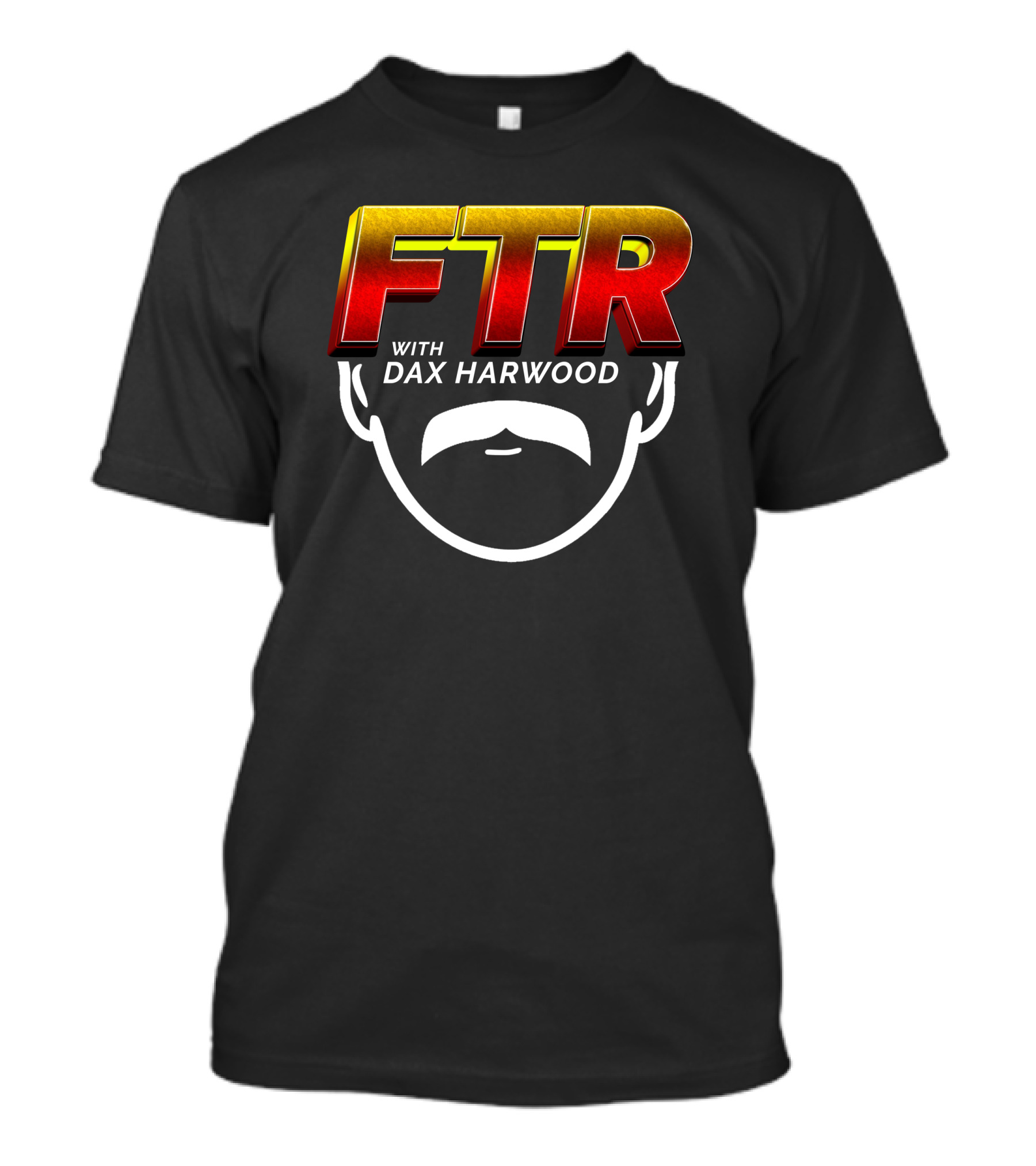 FTR With Dax Harwood Mustache T-Shirt