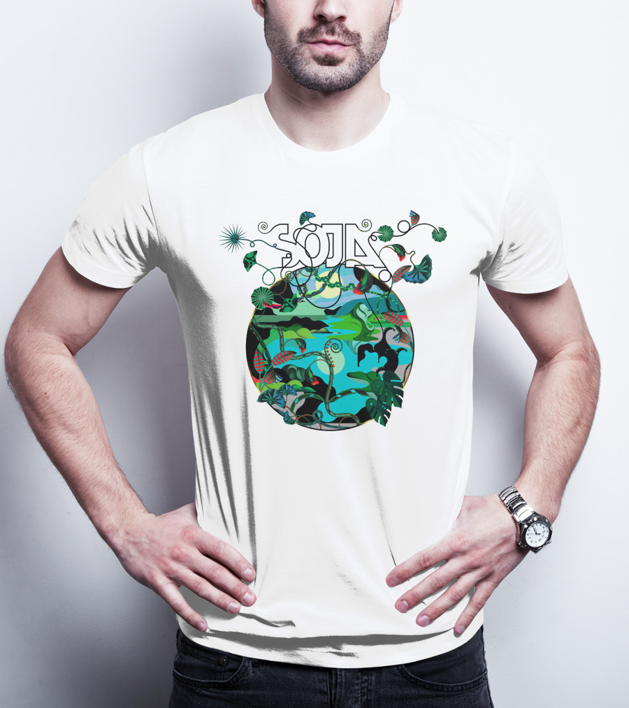 SOJA Earthy Jungle Nature Design Soja Gear T-Shirt