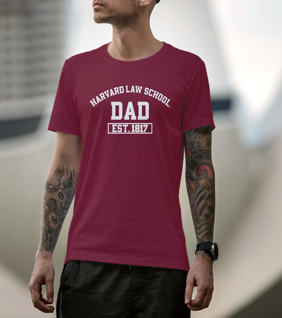 Harvard Law School Dad Est 1817 Aiden Thomas T-Shirt