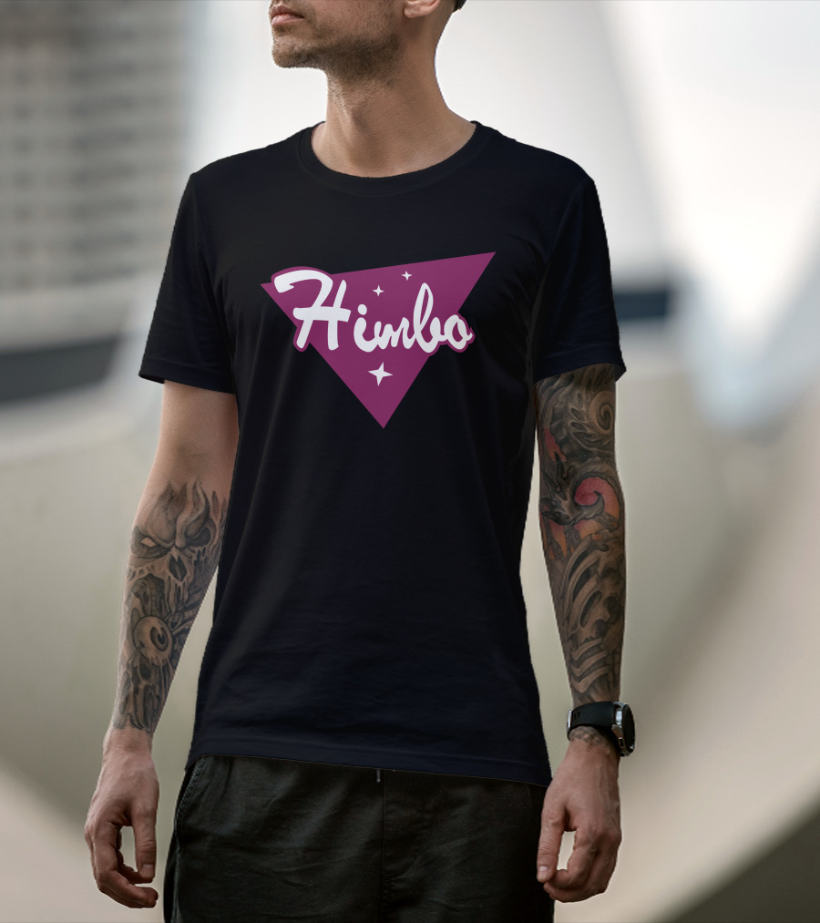 Himbo Triangle Starry Design M J Says Things T-Shirt