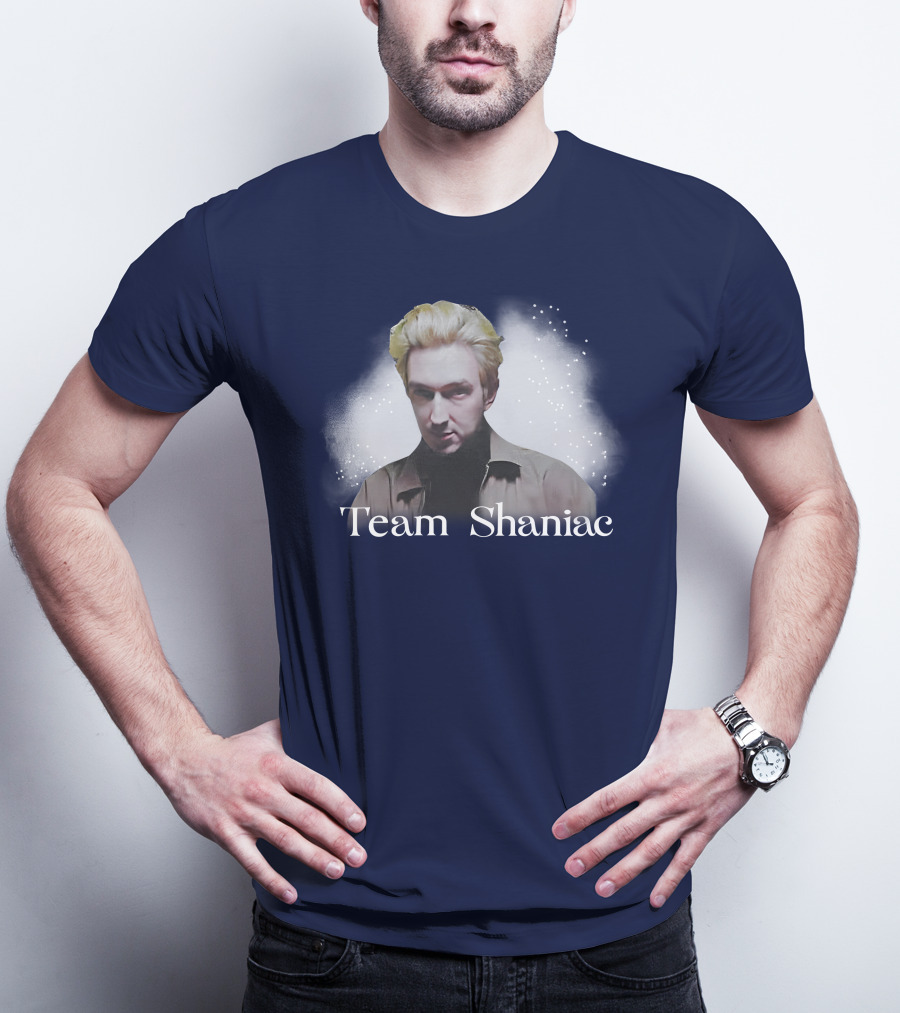 Team Shaniac Cosmic Portrait With Blonde Figure T-Shirt