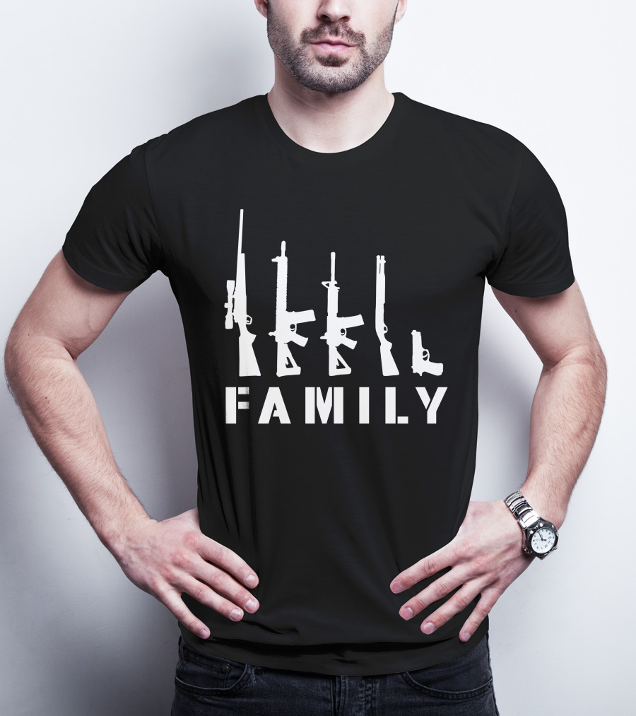 FAMILY Gun Silhouettes Collection T-Shirt