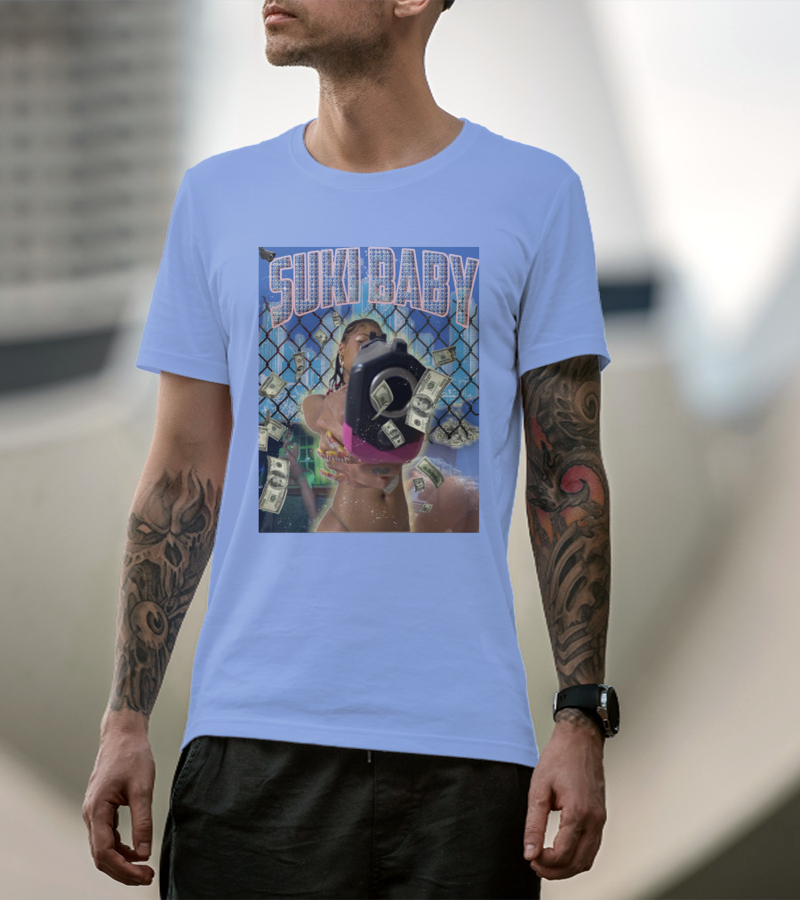 Suki Baby Money And Glamour Urban Aesthetic T-Shirt