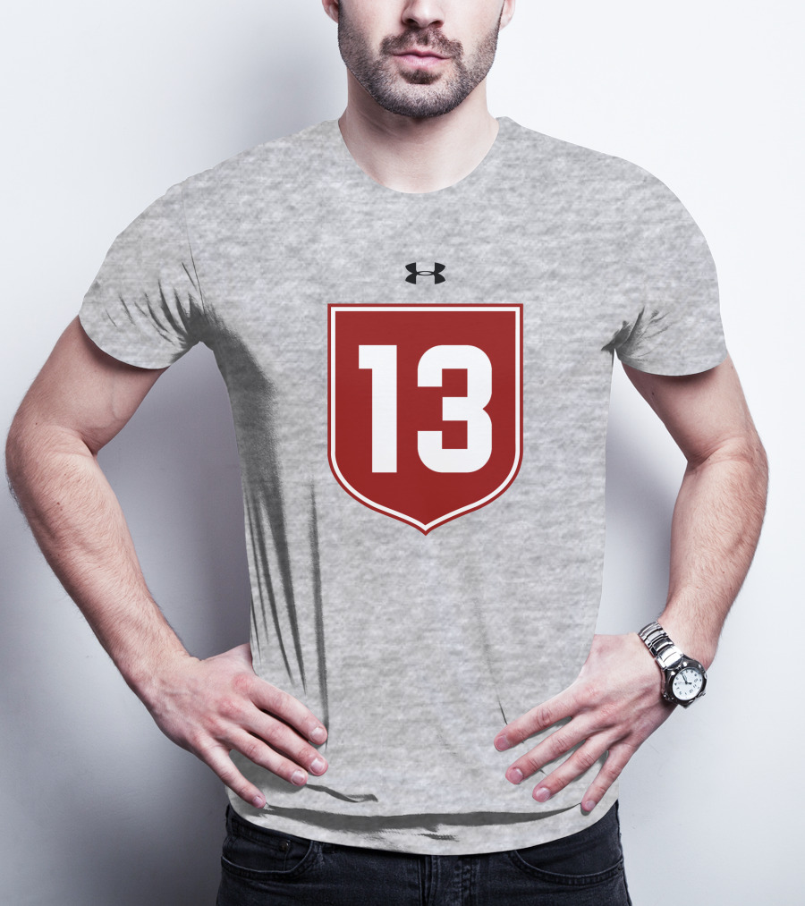 13 Under Armour Red Shield T-Shirt