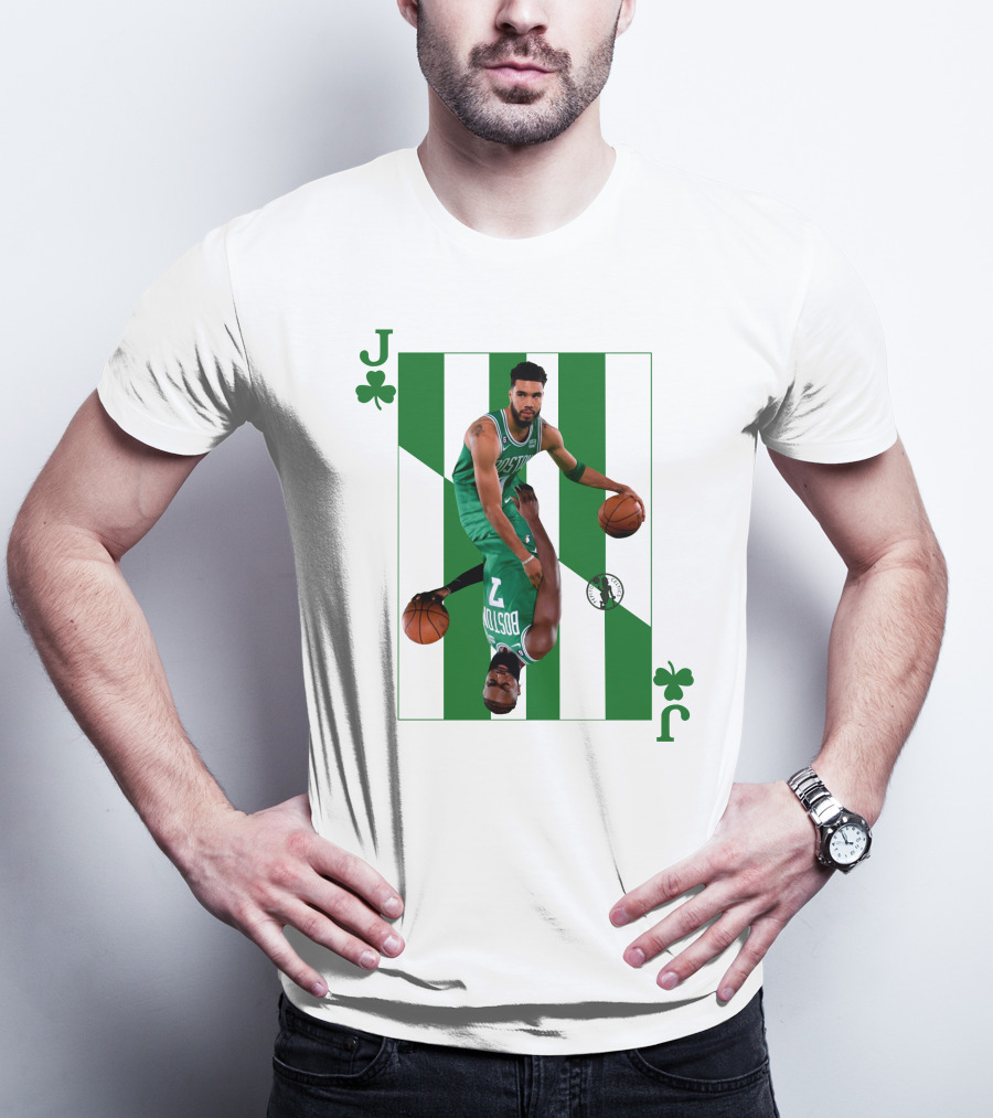 Jason Tatum And Jaylen Brown The Jays Boston Celtics Playing Card T-Shirt