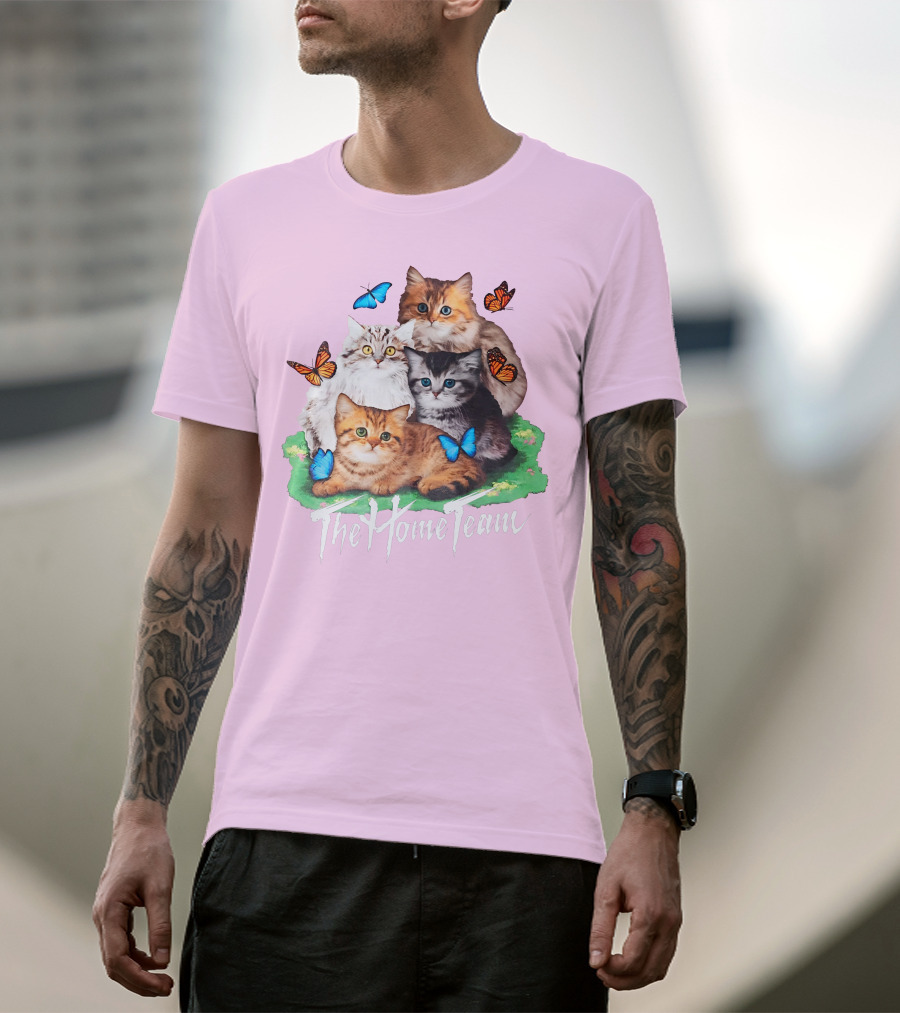 Kittens The Home Team Butterflies T-Shirt