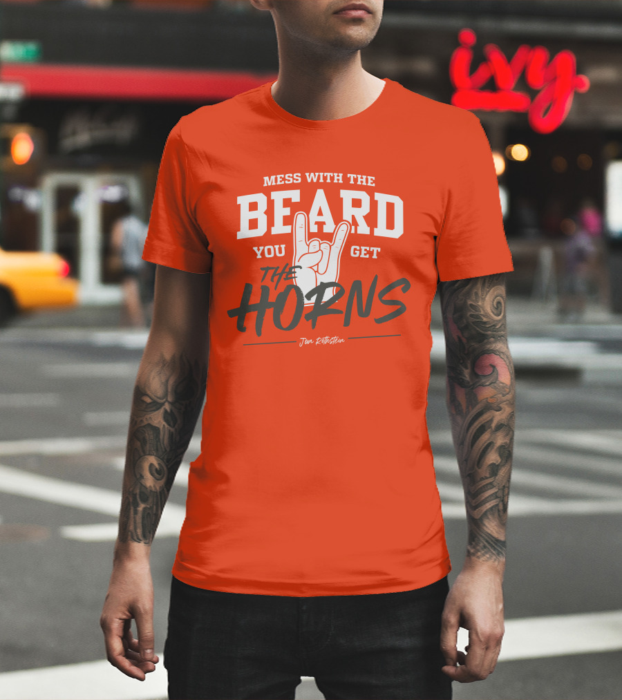 Mess With The Beard You Get The Horns Jon Rothstein T-Shirt