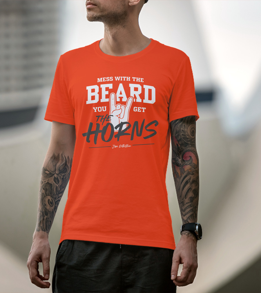 Mess With The Beard You Get The Horns Jon Rothstein T-Shirt