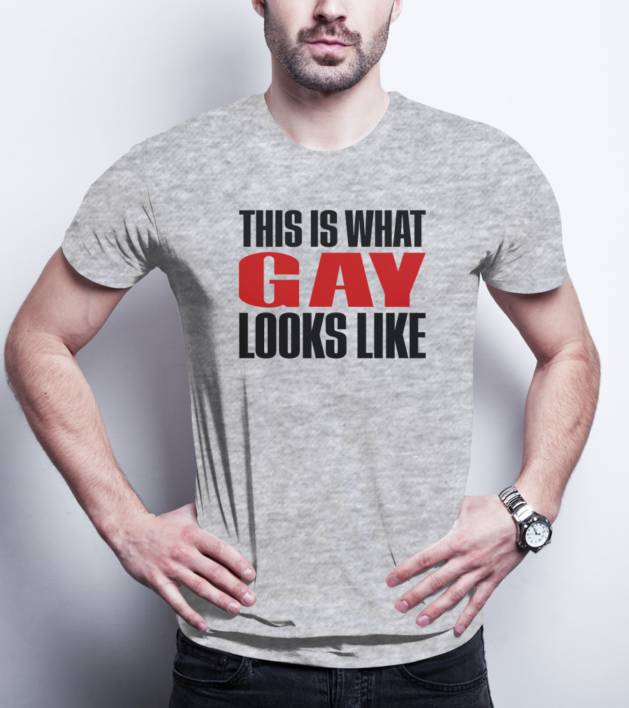 This Is What Gay Looks Like Bold Red T-Shirt