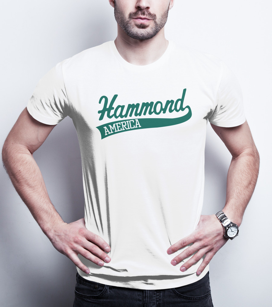 Hammond America Classic Script Baseball T-Shirt
