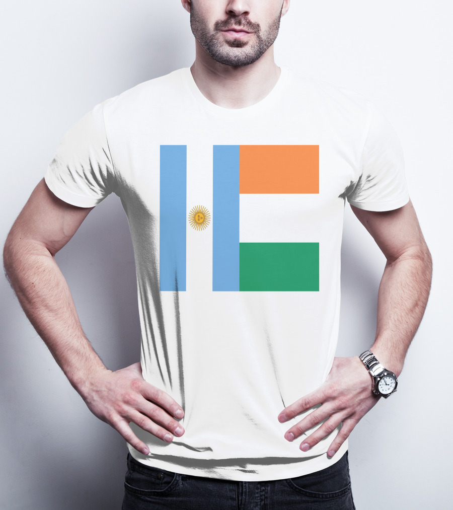 Argentina Flag Ireland Flag T-Shirt