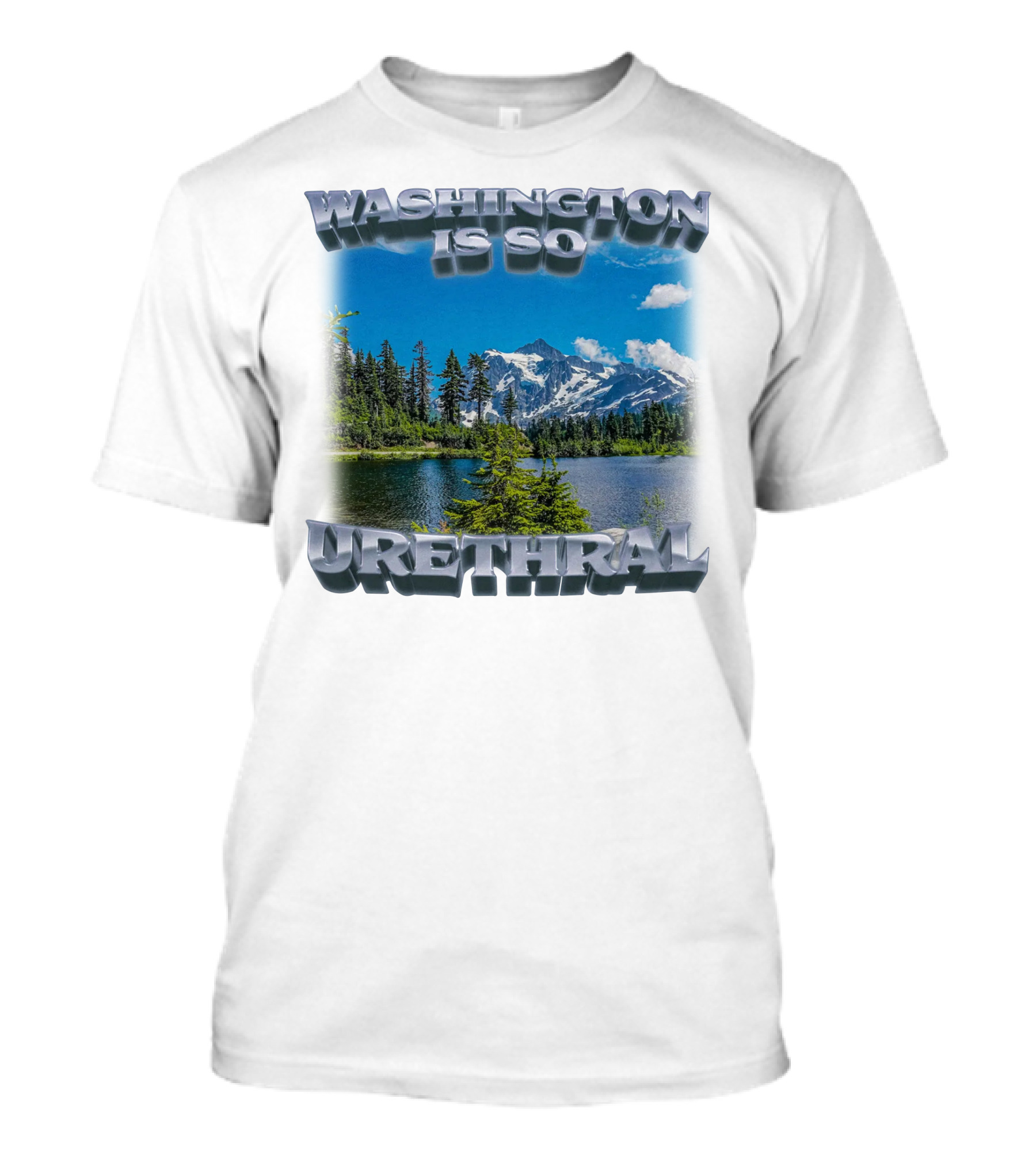Washington Is So Urethral Nature Scenery T-Shirt