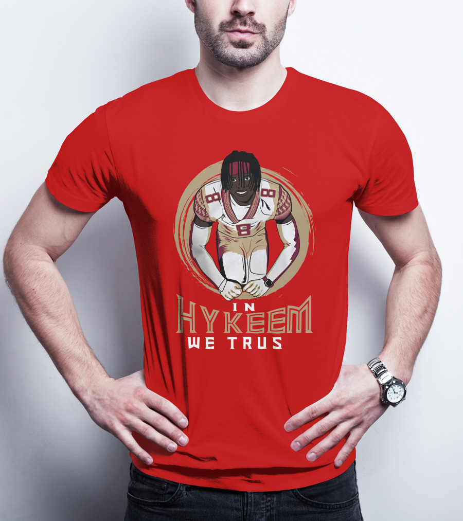 Hykeem Football Embrace Number 8 In Hykeem We Trust T-Shirt