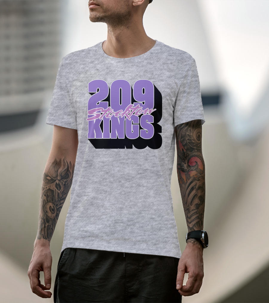 209 Stockton Kings Basketball Team T-Shirt