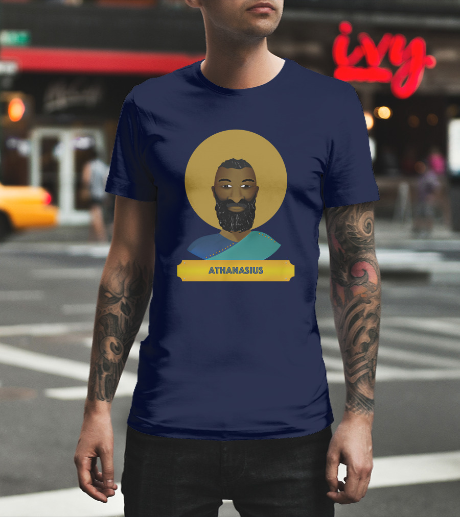 Athanasius Portrait Icon With Heritage Significance T-Shirt