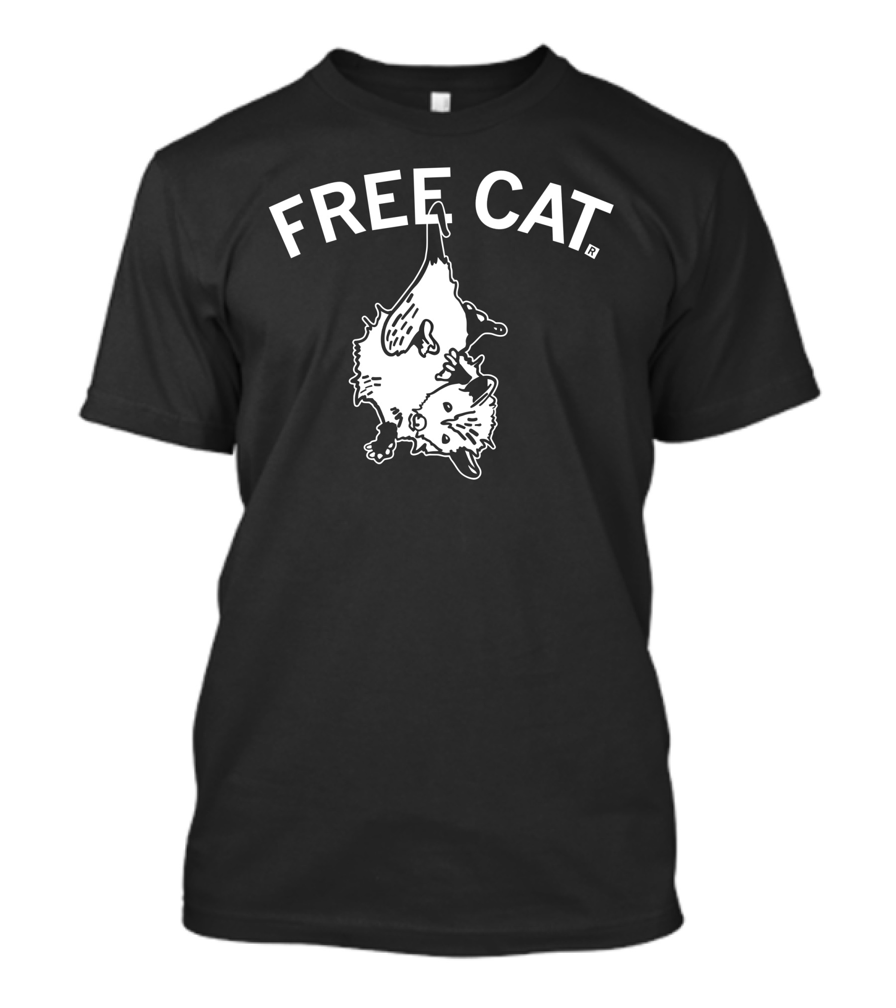 Free Cat Didelphis Virginiana Hanging T-Shirt