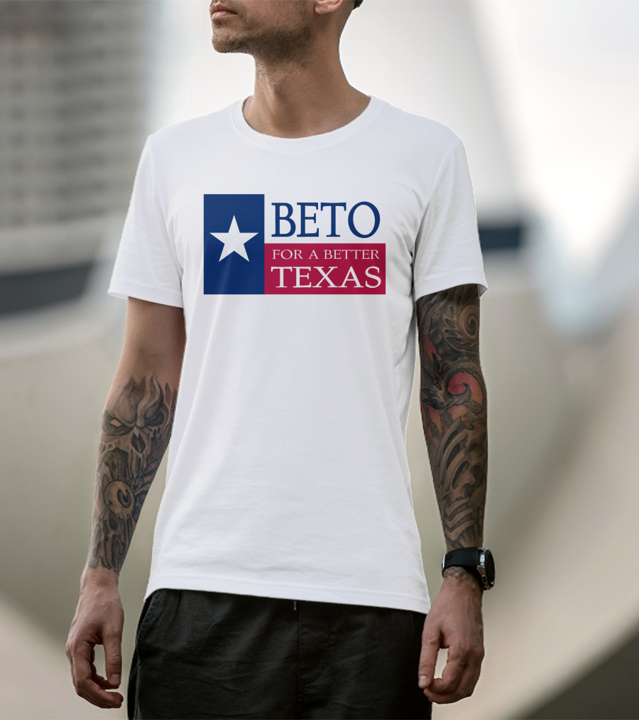Beto For A Better Texas Star Flag T-Shirt