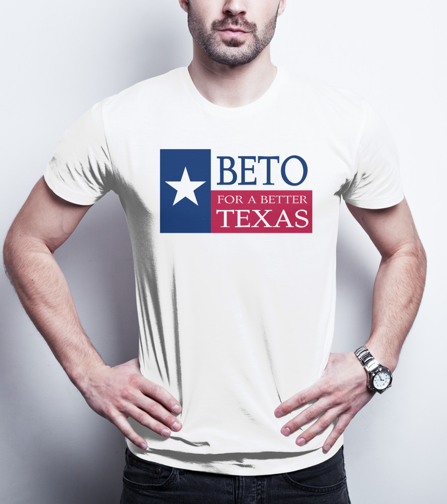 Beto For A Better Texas Star Flag T-Shirt
