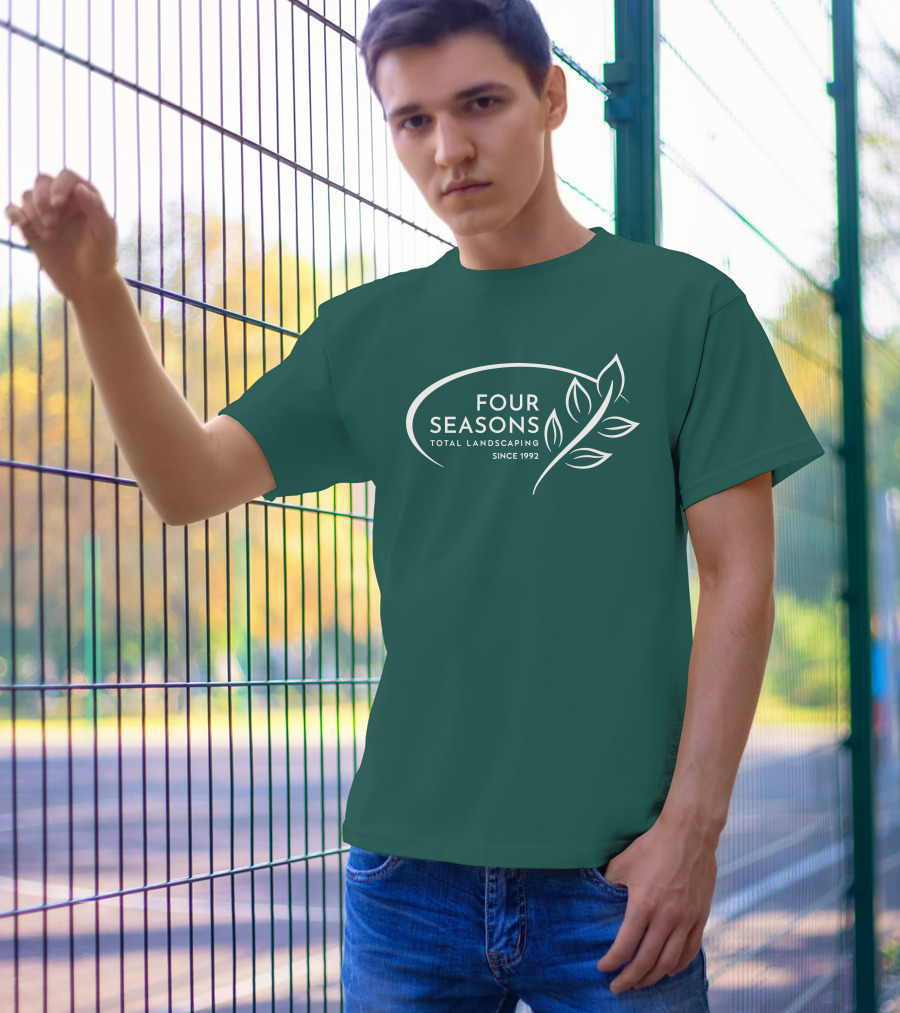Four Seasons Total Landscaping Since 1992 Leaf T-Shirt