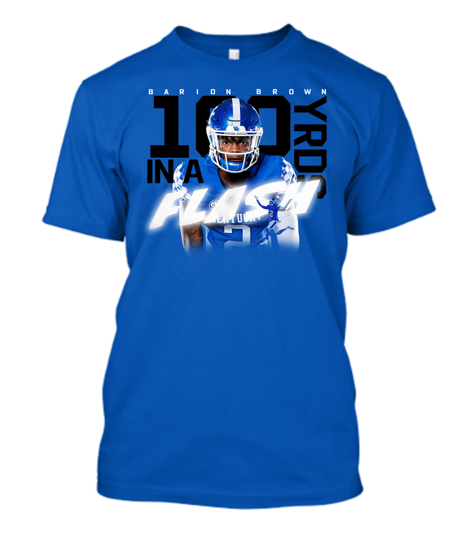 Barion Brown Kentucky 100 Yards In A Flash T-Shirt