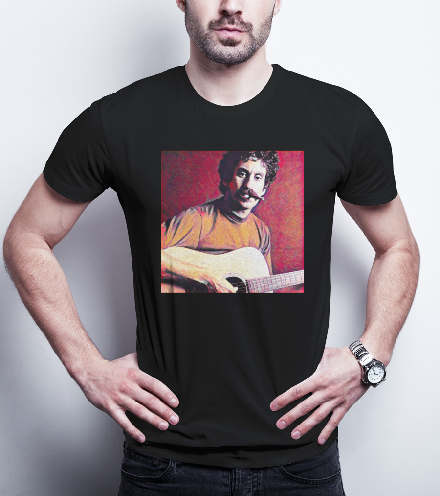 Matt Pinfield Jim Croce With Guitar T-Shirt