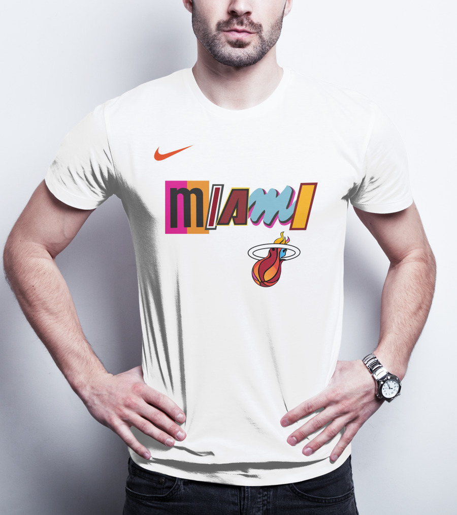 Themiamiheat Store Miami Mashup Vol. 2 Miami Basketball T-Shirt