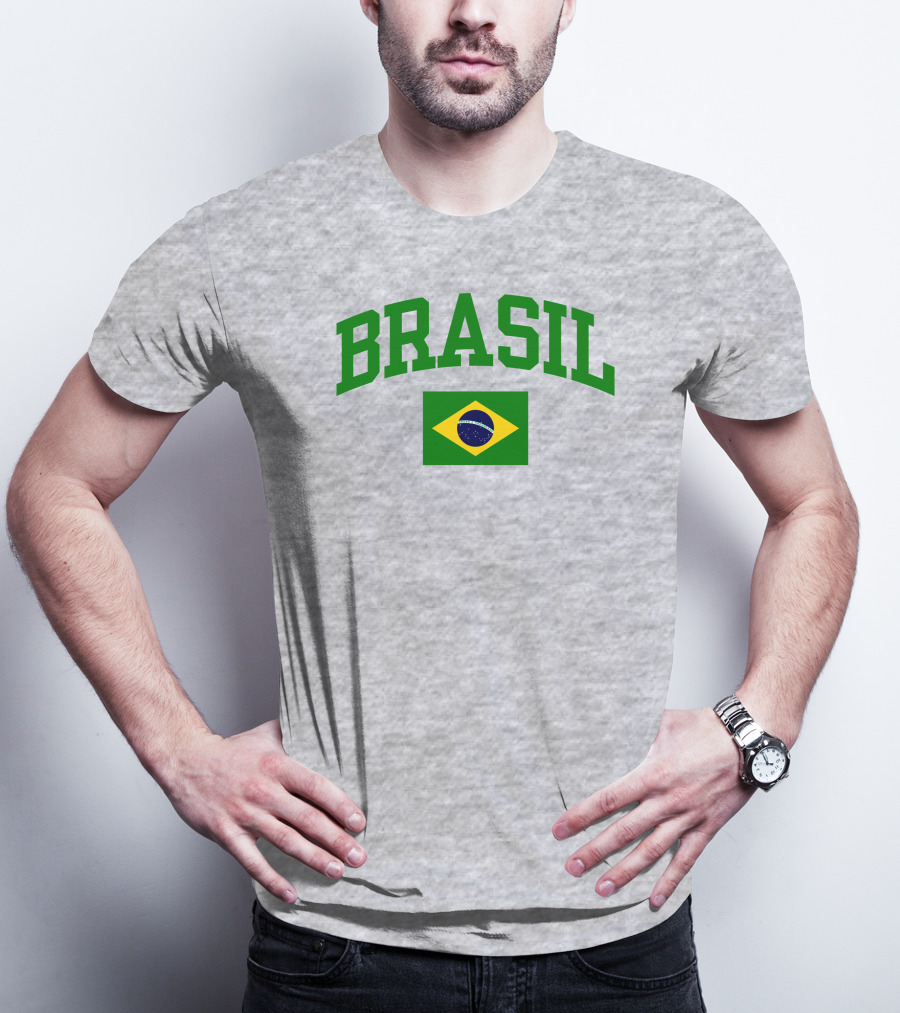 Nowunitedmusic Josh Beauchamp Brasil Flag Wearing T-Shirt