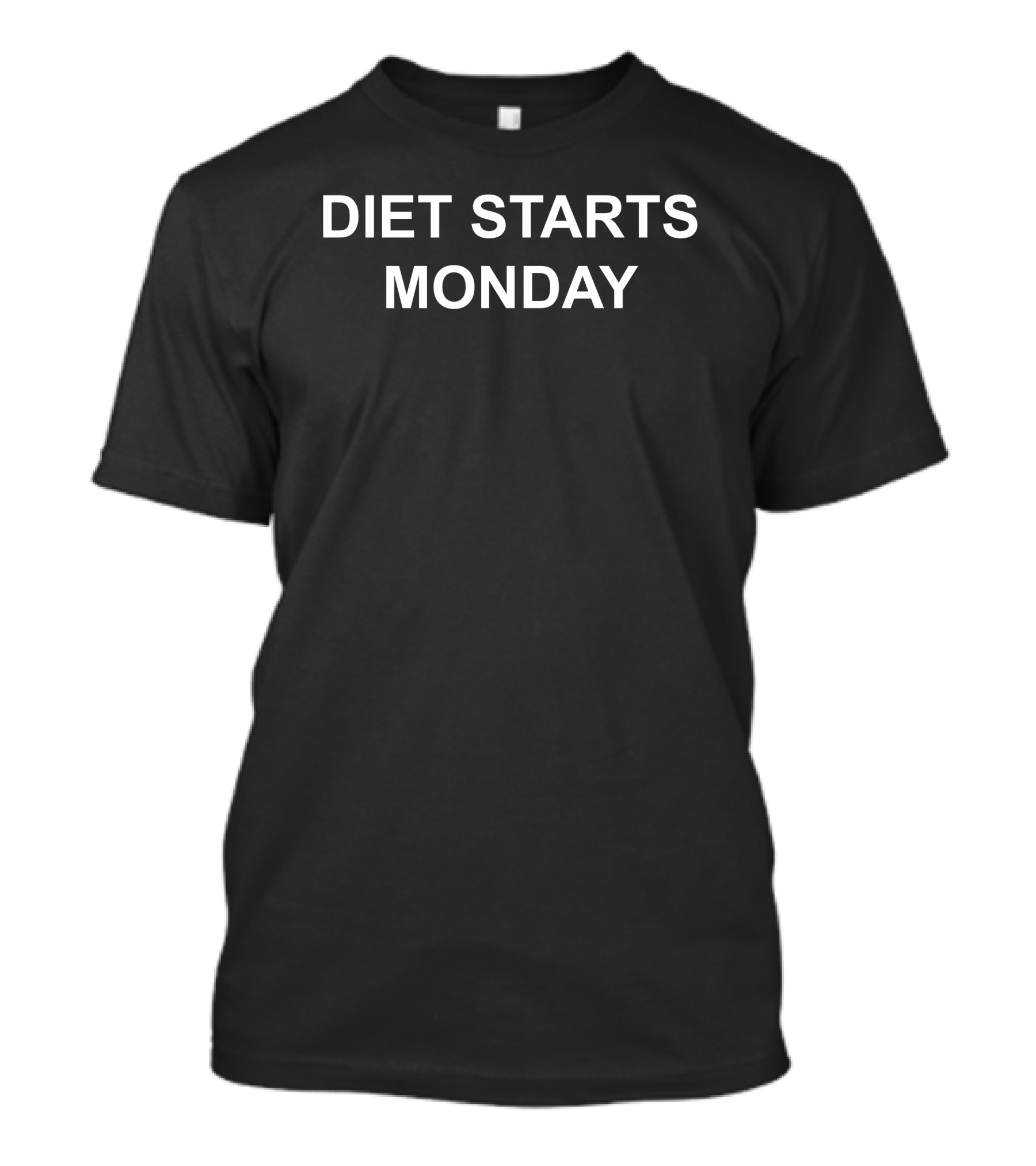 Curtis Woodhouse Diet Starts Monday Motivation T-Shirt