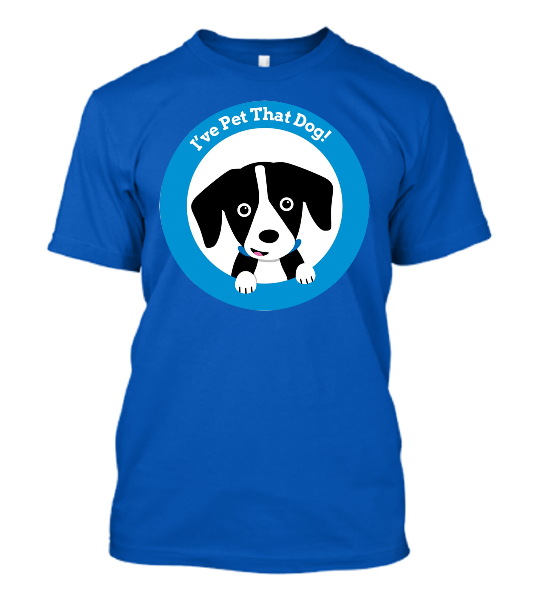I've Pet That Dog Cute Puppy Circle Weratedogs Merch T-Shirt