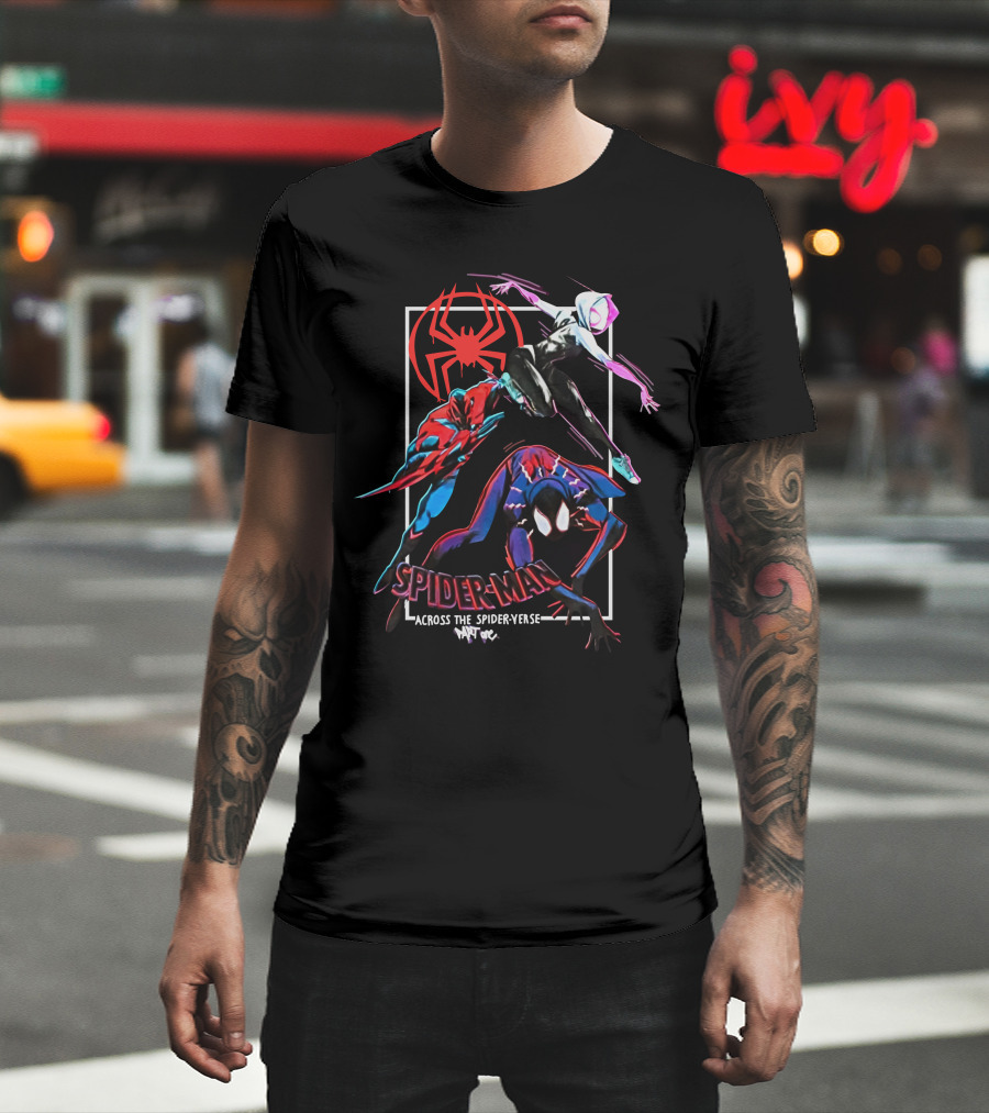 Spider Man Across The Spider Verse Art One Marvel Spider T-Shirt