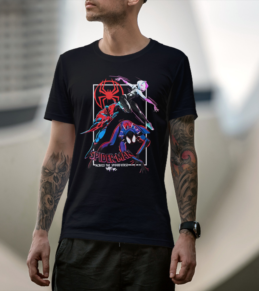 Spider Man Across The Spider Verse Art One Marvel Spider T-Shirt