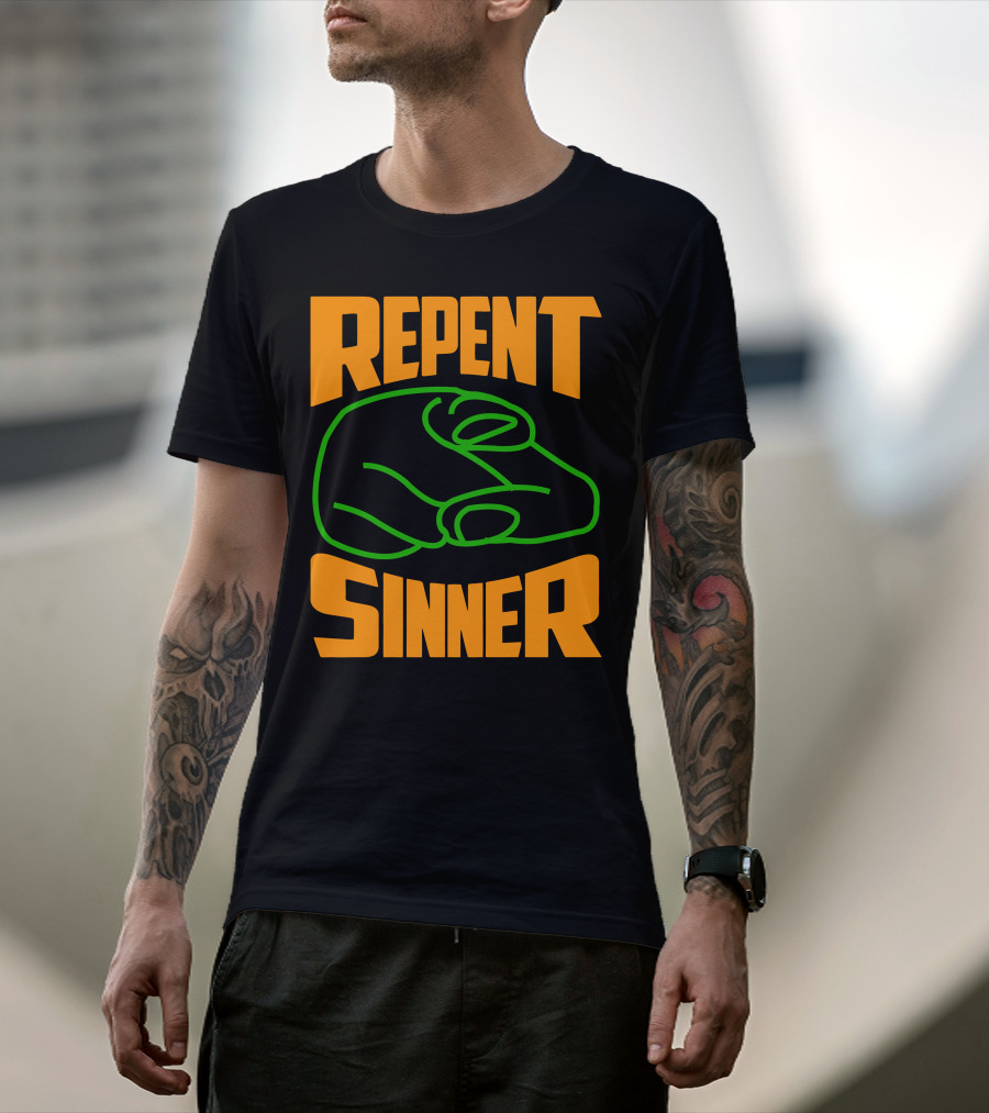 Repent Sinner Meme Fightclubvideos T-Shirt