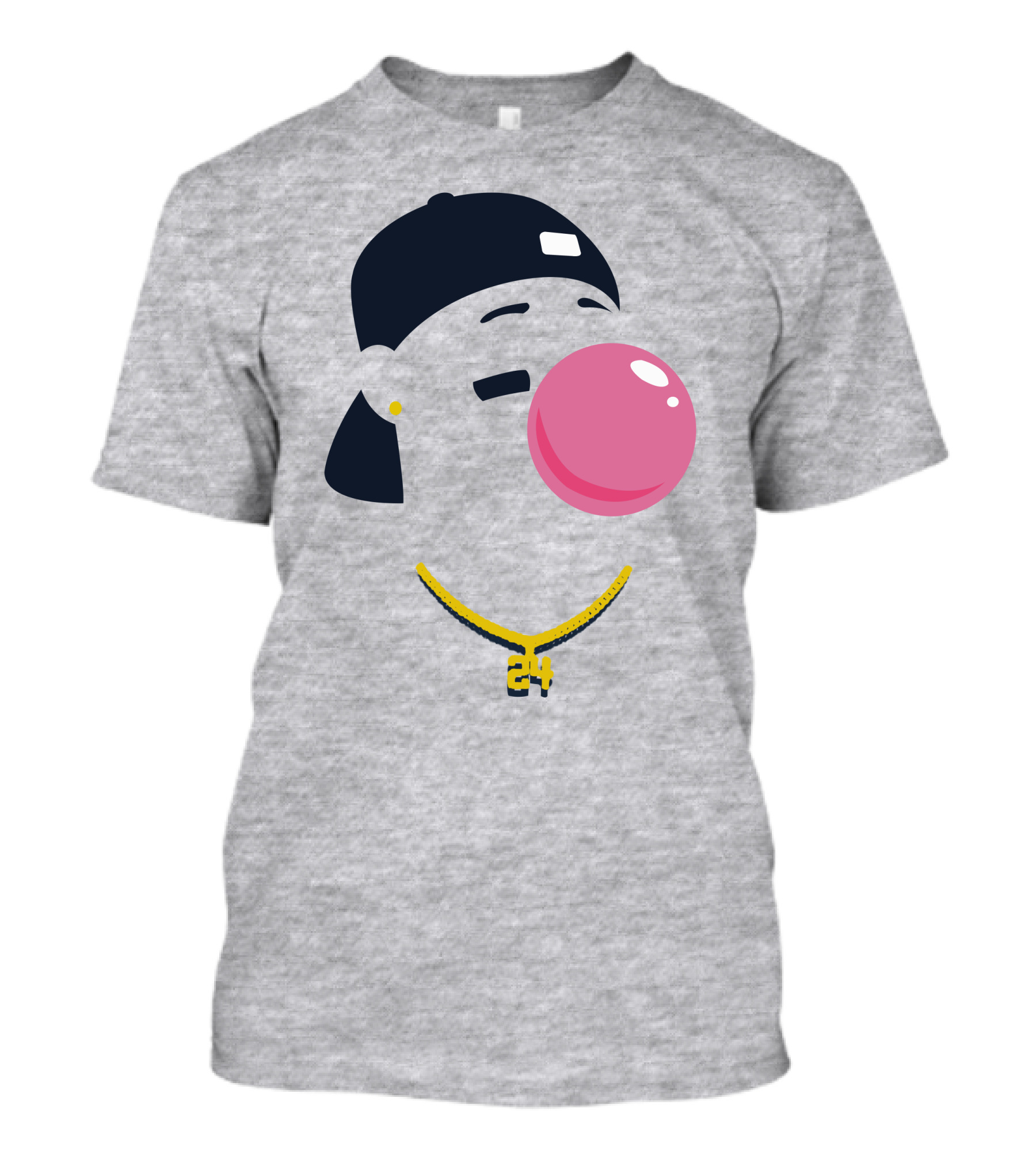 Your Favorite Player's Favorite Pl24er Iconic Style With Bubblegum And Cap T-Shirt