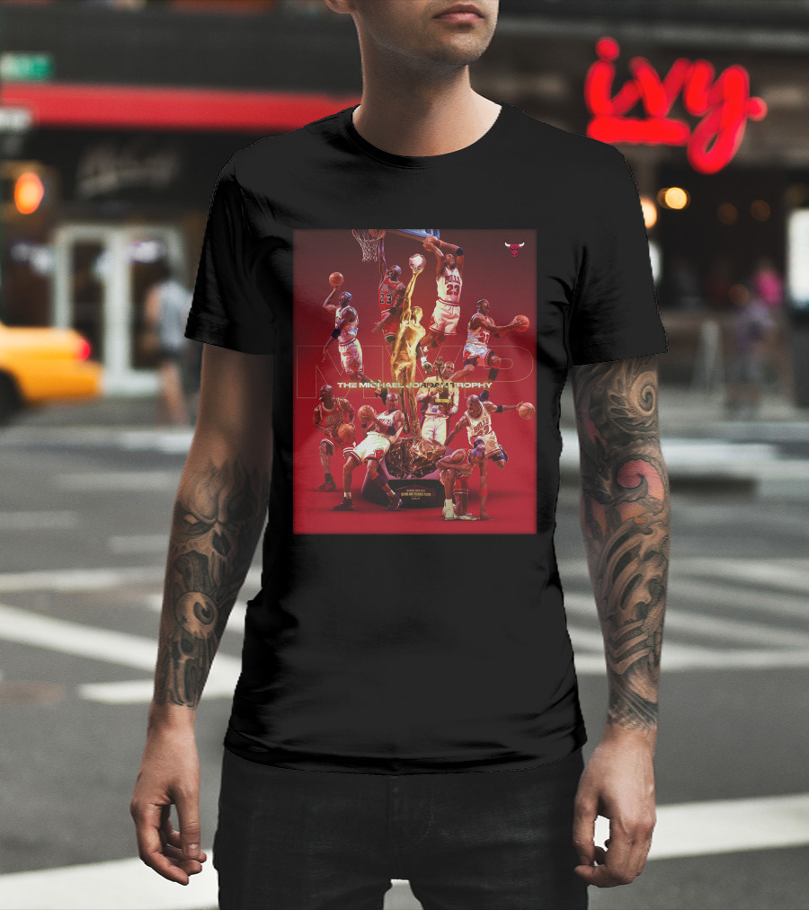 Chicago Bulls MVP The Michael Jordan Trophy T-Shirt