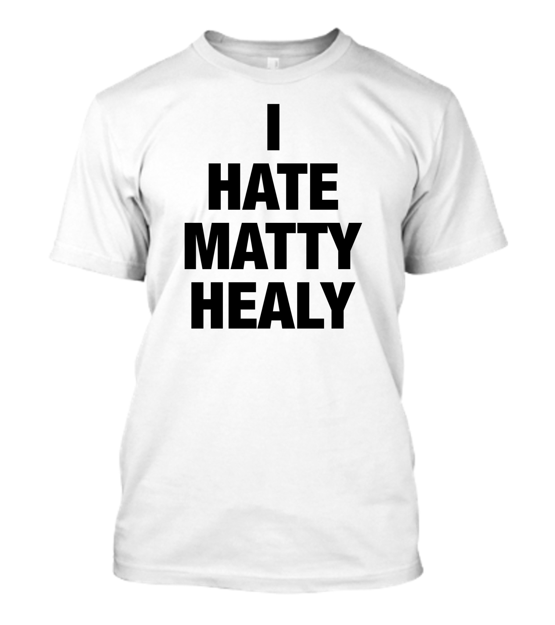 Emmyhartman Wearing I Hate Matty Healy T-Shirt