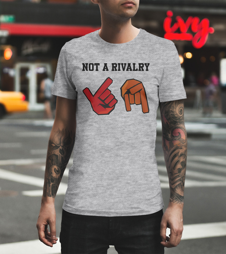 Not A Rivalry Hand Symbols Gesture T-Shirt