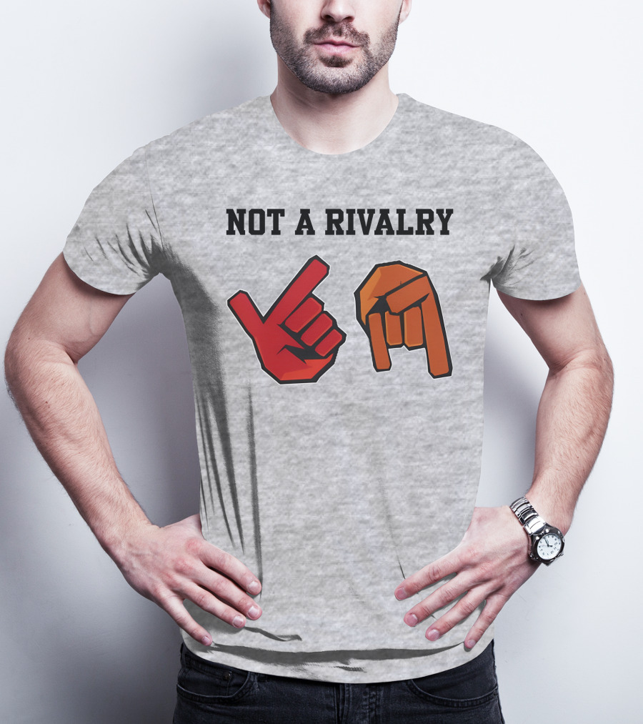 Not A Rivalry Hand Symbols Gesture T-Shirt