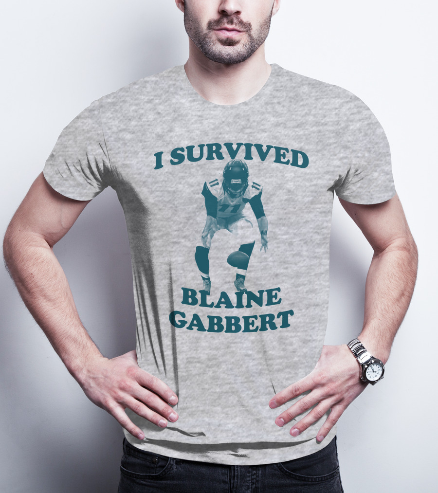 I Survived Blaine Gabbert Football Quarterback Action T-Shirt